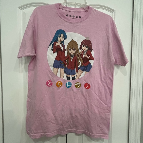 Axis | Shirts & Tops | Extremely Rare Toradora Pink Youth Tshirt Size ...